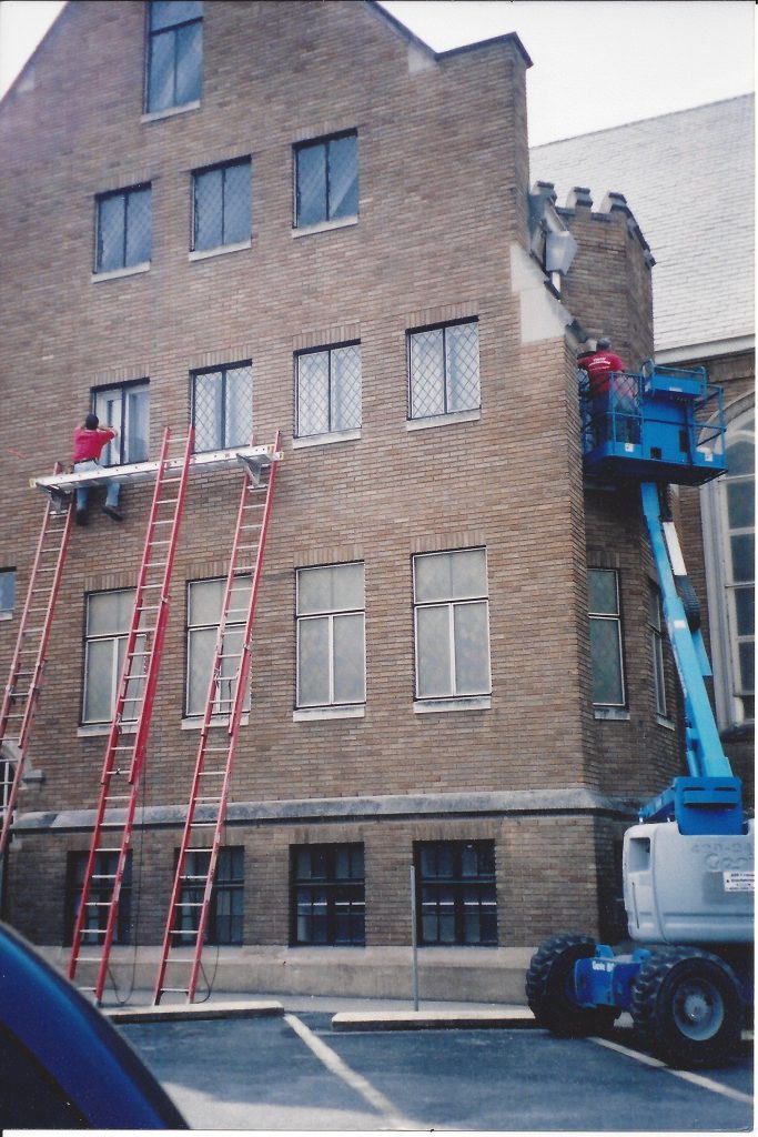 Second Floor Restoration Diamond Lattice Windows 2 First Christian ...